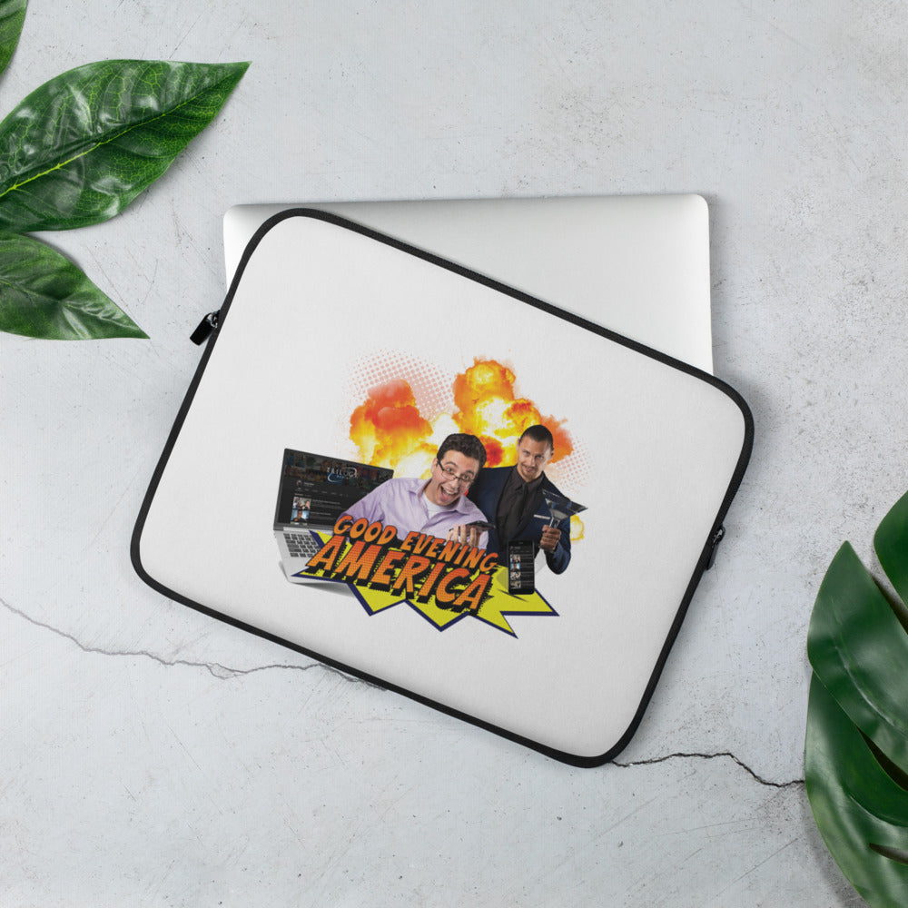 Good Evening America Laptop Sleeve – Trilogy Media Inc